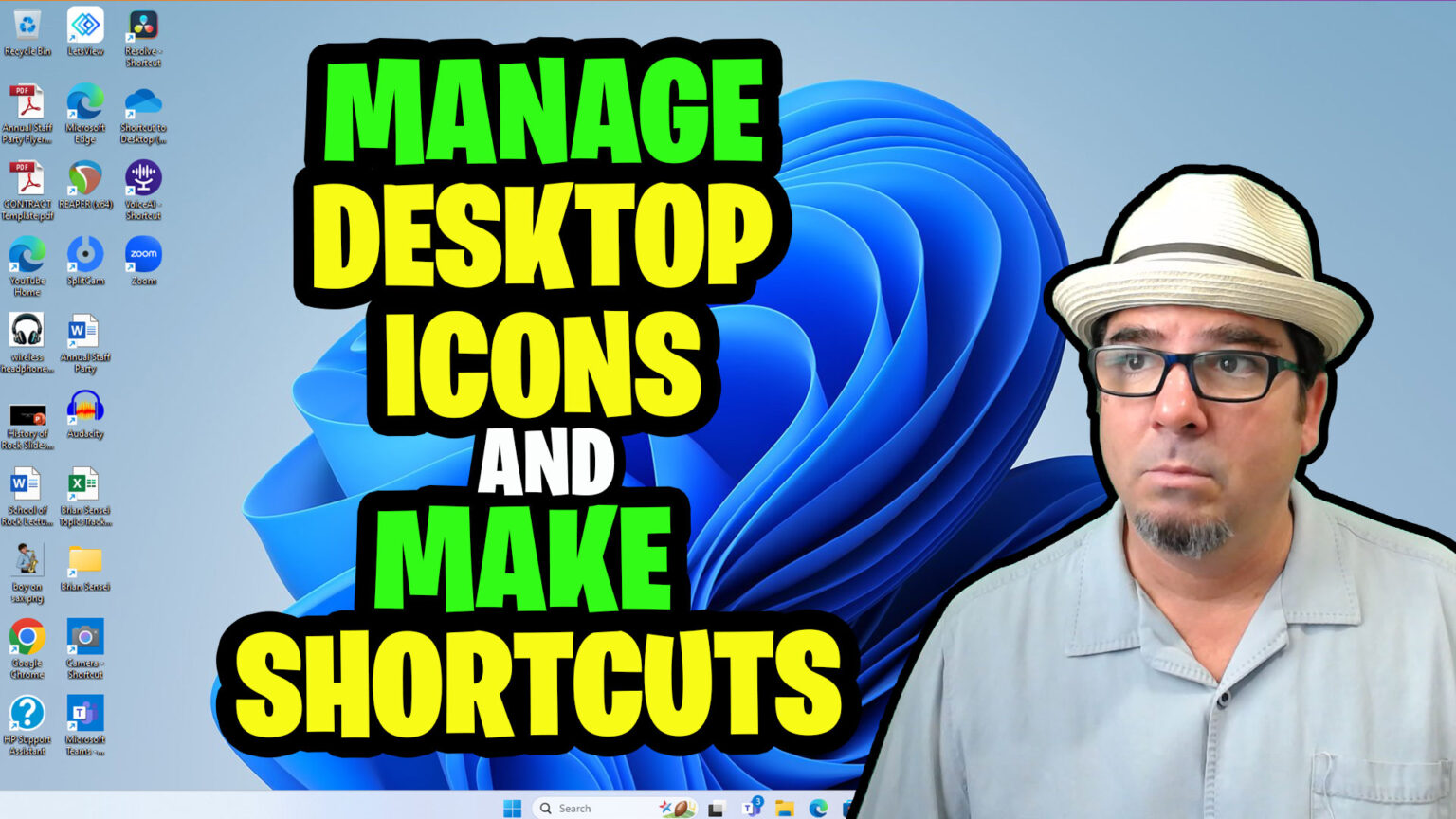 How to Manage Desktop Icons and Make Shortcuts in Windows 11 - Brian Dvorak